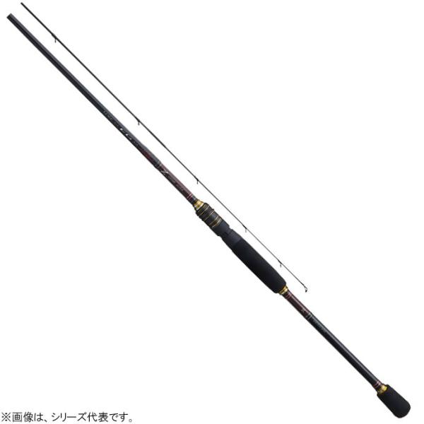 がまかつ ラグゼEG-X S86MLソリッド■モデルNo.：S86ML-solid■標準全長(ft/cm)：259(8'6")■標準自重(g)：85■仕舞寸法(cm)：134.5■パワー：ML■使用材料(%)：C99.9G0.1■継数(本)...