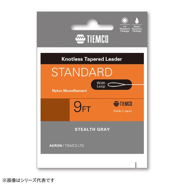 ティムコ TIEMCO リーダースタンダード ループツキ 9ft (フライフィッシング)■素材：ナイロン■カラー:ステルスグレー≪ティムコ TIEMCO フライフィッシング≫
