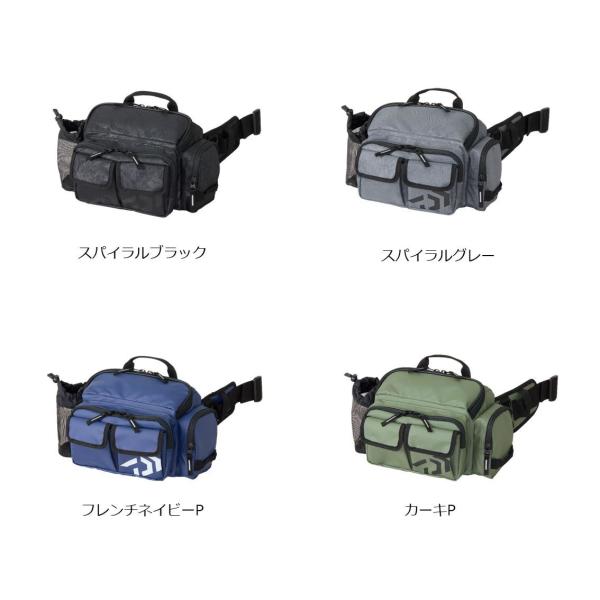 ダイワ ヒップバッグLT(D) (フィッシングウェストポーチ・ヒップポーチ)■本体外寸(縦×横×高)(cm)：約14×30×19■素材：POLYESTER、PVC≪ダイワ フィッシングウェストポーチ・ヒップポーチ≫