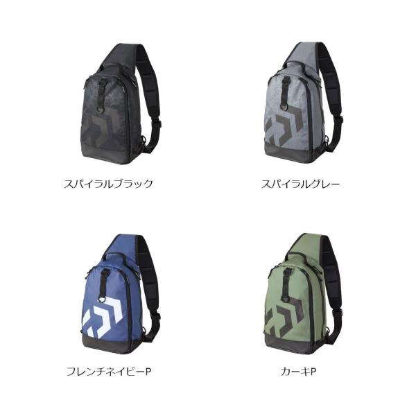 ダイワ ワンショルダーバッグ(D) (フィッシングバッグ)■本体外寸(縦×横×高)(cm)：約14×24×37■素材：POLYESTER、PVC≪ダイワ フィッシングバッグ≫