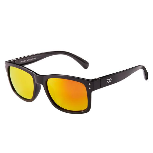 ダイワ トリアセテート偏光グラス DN-8223F グレーオレンジミラー (偏光サングラス 偏光グラス 釣り メンズ)■偏光度（％）：95■可視光線透過率（％）：13≪ダイワ 偏光サングラス 偏光グラス 釣り メンズ≫