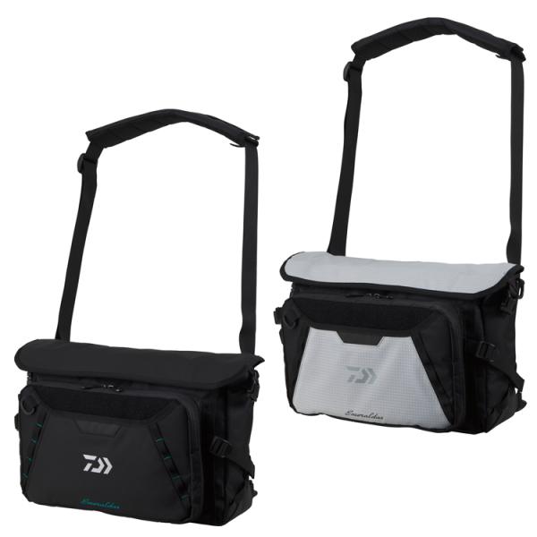 ダイワ エメラルダスタクティカルショルダーバッグ(C) (エギング フィッシングバッグ)■本体外寸（cm）：約14x34x24■自重（kg）：約0.72≪ダイワ エギング フィッシングバッグ≫