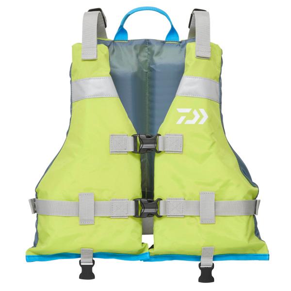 ダイワ チャイルドフロートベスト ライム DF-3925 (ライフジャケット 大人用 フローティングベスト)■素材：表地：ポリエステル裏地：ポリエステル浮力材：ポリエチレン独立発泡材（浮力：5Kg/24時間以上）■発売年：2025年春≪ダイ...