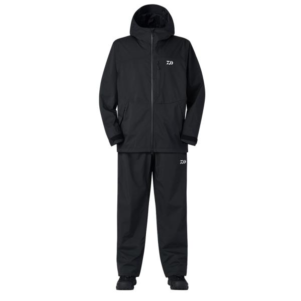 ダイワ レインマックスレインスーツ ブラック 2XL DR-3625 (レインウェア レインスーツ 上下セット)■素材ジャケット表生地：ポリエステル100％裏生地：ポリエステル100％パンツ表生地：ポリエステル100％裏生地：ポリエステル1...