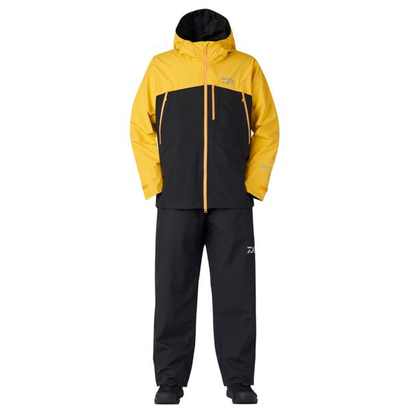 ダイワ GT バーサタイルレインスーツ ヨークイエロー DR-1925 (レインウェア レインスーツ 上下セット)■素材：表生地：ポリエステル100％裏生地：ポリエステル100％部分：ナイロン100％■発売年：2025年春≪ダイワ レインウ...