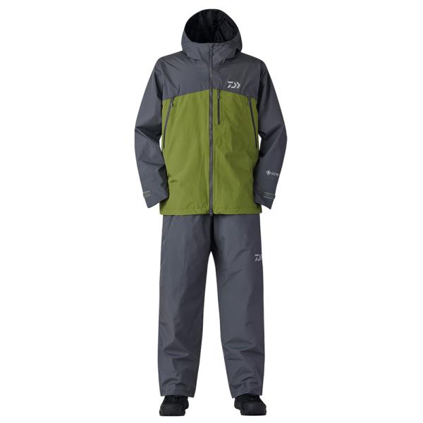 ダイワ GT バーサタイルレインスーツ マッチャ DR-1925 (レインウェア レインスーツ 上下セット)■素材：表生地：ポリエステル100％裏生地：ポリエステル100％部分：ナイロン100％■発売年：2025年春≪ダイワ レインウェア ...