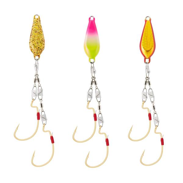 ダイワ ジャンボトラフグ 喰わせリグセット 2本針 ゆるふわ段差 TG(タングステン) 30号 (海水仕掛け)※内容量・パッケージ等の仕様は、予告なく変更になります。悪しからずご了承下さい。≪ダイワ 海水仕掛け≫