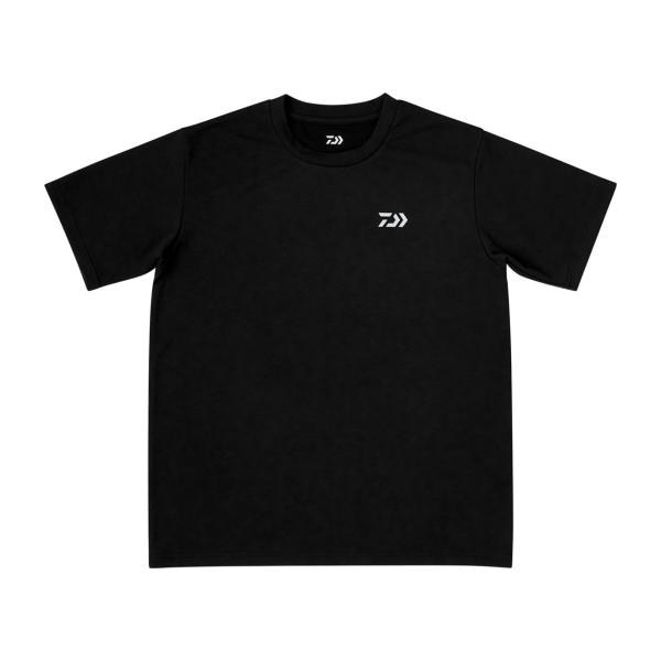 ダイワ ショートスリーブシェードシャツ フリーアライブ ブラック DE-8126 (フィッシングシャツ Tシャツ)■素材／本体：ポリエステル100％≪ダイワ フィッシングシャツ Tシャツ≫