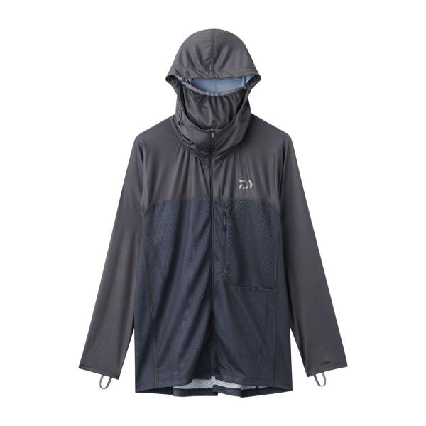 ダイワ アイスドライサンブロックジャケット ガンメタル DE-8526 (フィッシングジャケット フィッシングウェア)■本体：ポリエステル74％・ポリウレタン26％／切替部分：ポリエステル100％≪ダイワ フィッシングジャケット フィッシン...