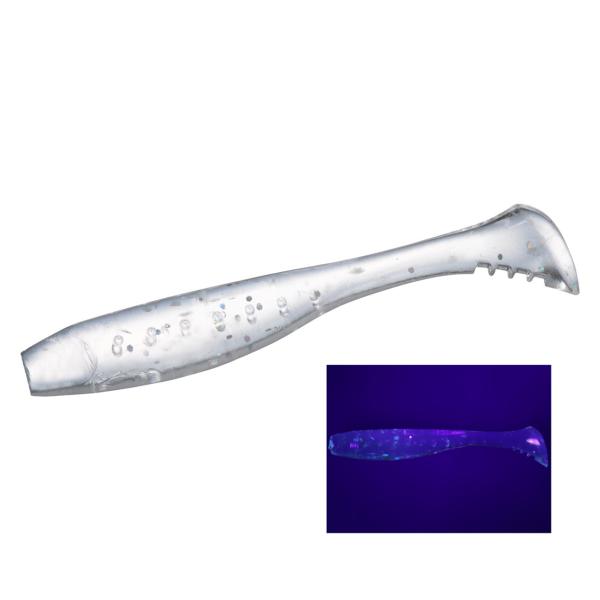 ダイワ 月下美人ビームフィッシュ 1.8in 復刻カラー／ミックスドットUV (ソルトワーム 海釣り)■入り数：8※内容量・パッケージ等の仕様は、予告なく変更になります。悪しからずご了承下さい。≪ダイワ ソルトワーム 海釣り≫