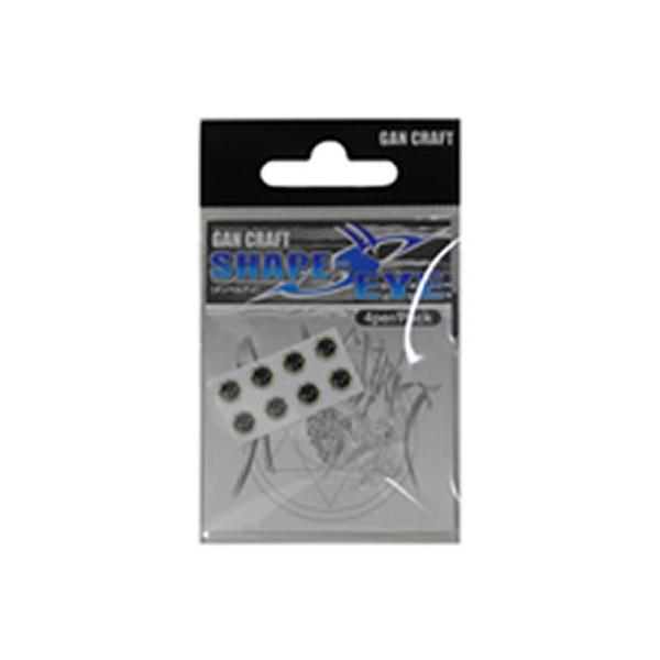 ガンクラフト SHAPE-S EYE 4.0in (ルアー用品)■入数：4セット入り≪ガンクラフト ルアー用品≫