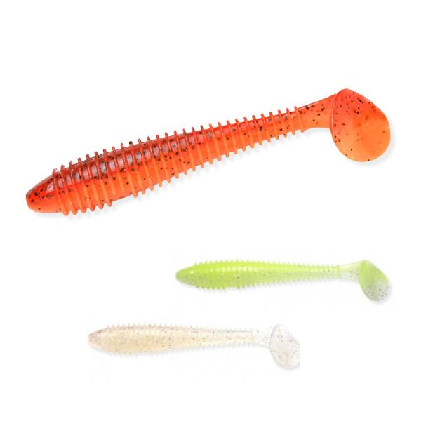 ケイテック スイングインパクトファット 3.8in (ブラックバスワーム)■入り数：6※内容量・パッケージ等の仕様は、予告なく変更になります。悪しからずご了承下さい。≪ケイテック ブラックバスワーム≫