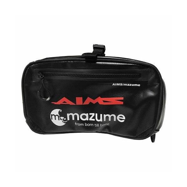マズメ　mazume×AIMS ウェットスタイルウエストバッグ MZBK-328 ブラック■サイズ：高さ15cm×幅26cm×奥行11cmウエスト最大120cm■カラー：ブラック《マズメ ライフジャケット》