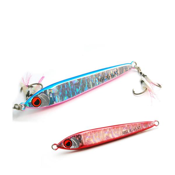 ライズジャパン ライズジグフラット 45g (メタルジグ ジギング)■自重：45g■アシストフックサイズ： FRONT : L-Long / REAR : L-Short≪ライズジャパン メタルジグ ジギング≫