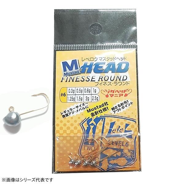 LEVEL6 レベロク マスタッドヘッド (ジグヘッド)■入数：4本※内容量・パッケージ等の仕様は、予告なく変更になります。悪しからずご了承下さい。≪LEVEL6 レベロク ジグヘッド≫