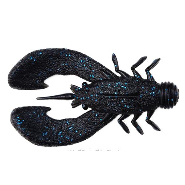 アイスフォーゲル EISVOGEL フリーゲルチャンク Fエコ 3in #08 ブラック／ブルーフレーク (ブラックバスワーム)■入り数：5匹※内容量・パッケージ等の仕様は、予告なく変更になります。悪しからずご了承下さい。≪アイスフォーゲル...