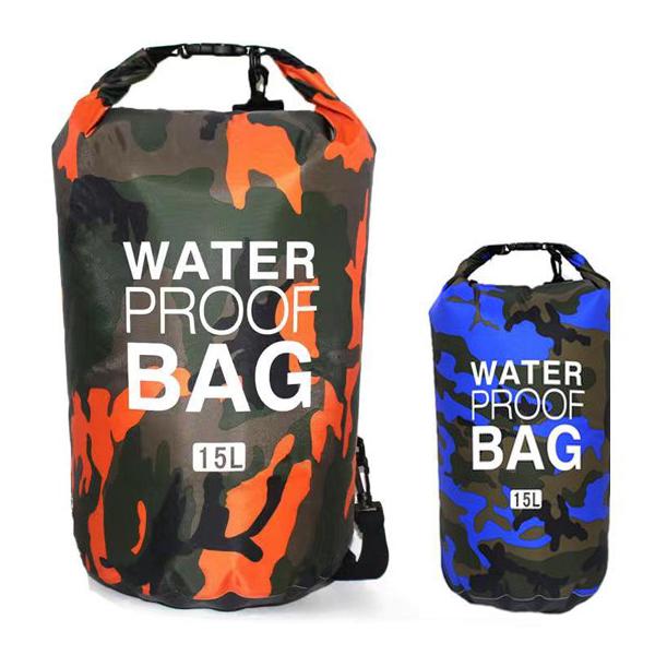 ファインジャパン 防水ドライバッグ 15L FJ-D676 (EVAバッグ 釣り)■素材：610DPVC■サイズ：約36×57cm■容量：約15L■生産国：中国≪ファインジャパン EVAバッグ 釣り≫