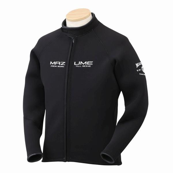 mazume(マズメ) mzウェットジャケット ブラック MZWS-908 (ウェットウェーディングギア 釣り)≪mazume(マズメ) ウェットウェーディングギア 釣り≫