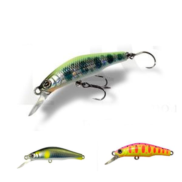 ハルシオン HAL HAL デンス 50US (トラウトルアー)■タイプ：ウルトラシンキング■LENGTH：50mm■WEIGHT：7g■フック：カルティバSTBL-36BC#10(bery) カルティバS-55BLM#6(Tall)≪ハル...