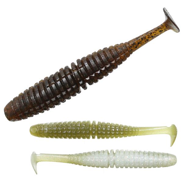 一誠 (イッセイ) キャラメルシャッド 5in (ブラックバス ワーム)■全長：5インチ≪一誠 (イッセイ) ブラックバス ワーム≫