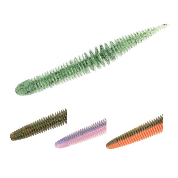 ジークラック ベローズスティック 3.8inch■長さ：3.8インチ（約10cm）■入り数：7本■仕様：S.A.Fマテリアル配合≪ジークラック ブラックバス ワーム≫