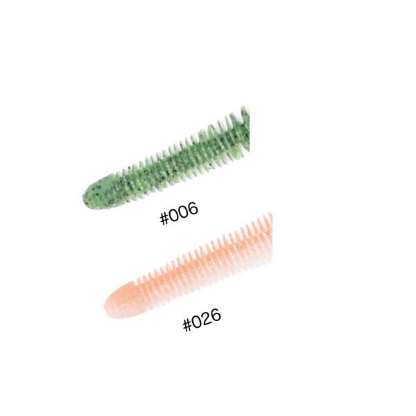 ジークラック ベローズスティック 3.8in (ブラックバスワーム)■サイズ：約10ｃｍ■入数：7本入≪ジークラック ブラックバスワーム≫