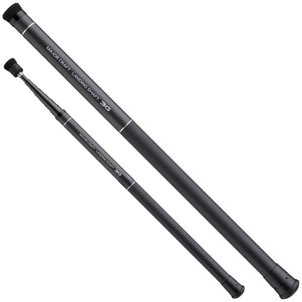 メジャークラフト ランディングシャフト3G LS3-500 (玉の柄 ランディングシャフト)■MODEL：LS3-500■先／バット径：12.6mm／33mm■継数：9本■標準全長：500cm■仕舞寸法：70cm■標準自重：369g≪メジャ...