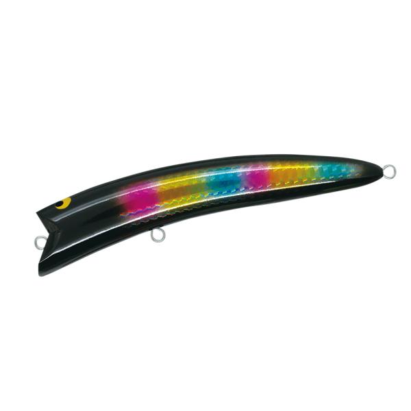 ポジドライブガレージ オーバージョー 130F #10 ブラックレインボー (ソルトルアー 海釣り)■Size：130mm■Weight：28g■Type：floating■Hook：#2×2■Ring：#5■Range：20-80cm≪ポ...