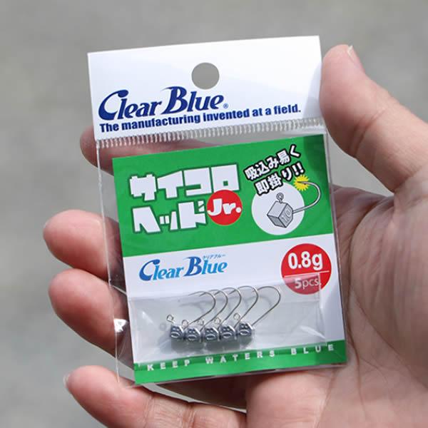 ClearBlue サイコロヘッドJr. (ジグヘッド)■1パック：5PCS≪ClearBlue ジグヘッド≫