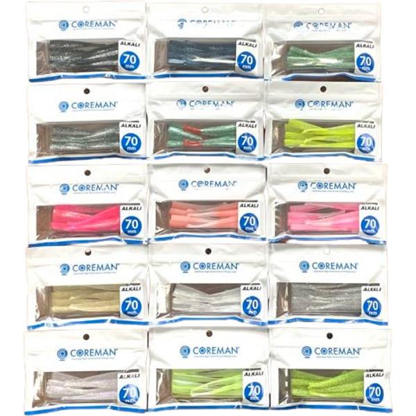 コアマン アルカリ 70mm (ソルトワーム)■入数：8本※内容量は、予告なく変更になることがあります。≪コアマン ソルトワーム≫