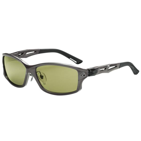 ゼクー Zeque ステルス F-1932 ガンメタル/イーズグリーン (偏光サングラス 偏光グラス 釣り メンズ)■FRAME:GUNMETAL■LENS:EASE GREEN■FRAME:Nylon■LENS:TALEX CR-39 P...