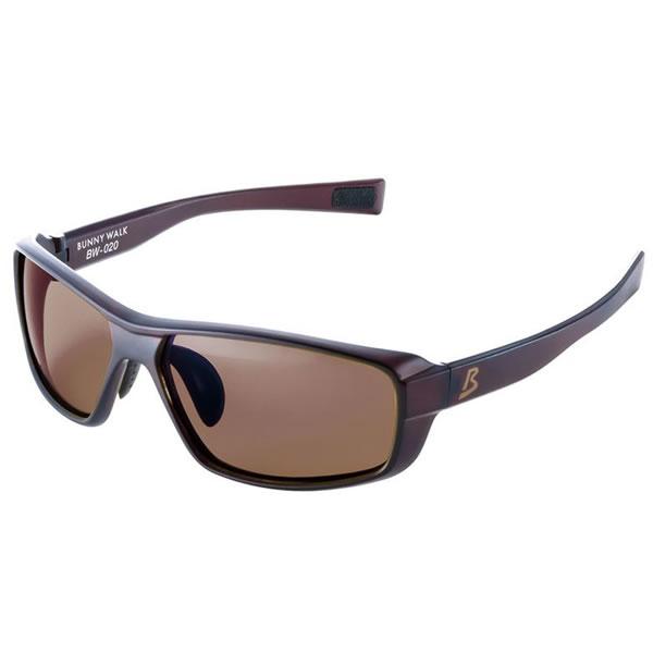 バニーウォーク BW-020 Nylon CLEARBROWN ポップアップ偏光レンズ HC-BROWN BW-0202C (偏光サングラス 偏光グラス 釣り メンズ)■FRAME COLOR：クリアブラウン■FRAMEMATERIAL：ナ...