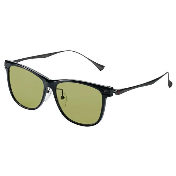 ゼクー Zeque ジョニー F-2225 グロスブラック×ガンメタル/イーズグリーン (偏光サングラス 偏光グラス 釣り メンズ)■FRAMECOLOR：グロスブラック/ガンメタル■FRAMEMATERIAL：ナイロン&amp;βチタン■...