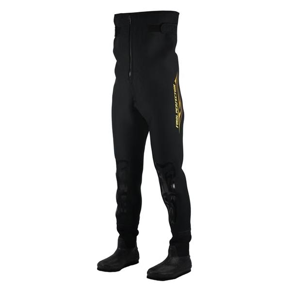 エクセル スリムウェーダー(フェルト) ブラック×ゴールド FP-5613 (鮎釣り スリムウェーダー)■自重：2.5kg■原産国：中国■材質：クロロプレーンラバー裏地ナイロンジャージ≪エクセル 鮎釣り スリムウェーダー≫