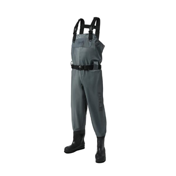 エクセル チェストハイウェーダー70D(フェルトソール) グレー OH-103F (ウェーダー ウエーダー 釣り)■自重：2.3kg（L）≪エクセル ウェーダー ウエーダー 釣り≫