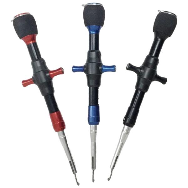 スタジオオーシャンマーク フックリムーバー HR100SS-H (針外し)■スペック：全長178mm（リーチ長100mm）■自重：45g■機構システム：HOLD（固定式）■推奨フックサイズ：＃8〜12/ライトゲーム用ジグヘッド全般≪スタジオ...