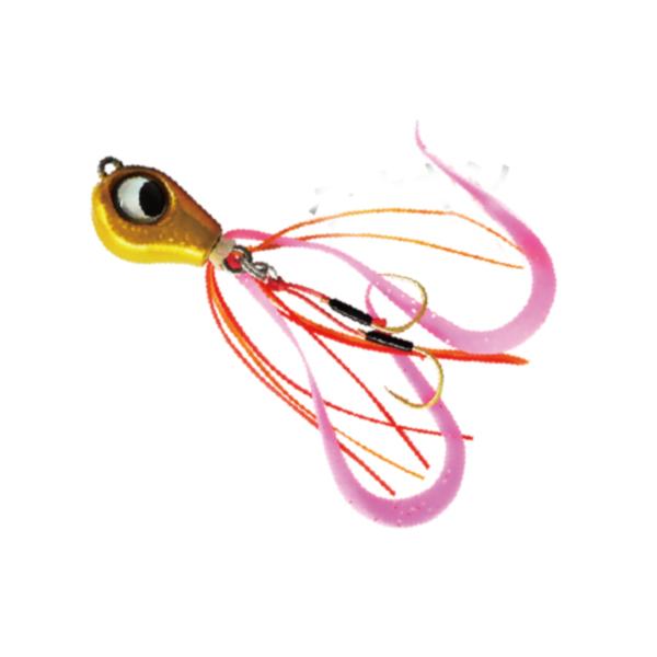 ルーディーズ 魚子ラバ 25g アカキン (ラバージグ 海釣り)■フックサイズ：ISEAMA#11≪ルーディーズ ラバージグ 海釣り≫