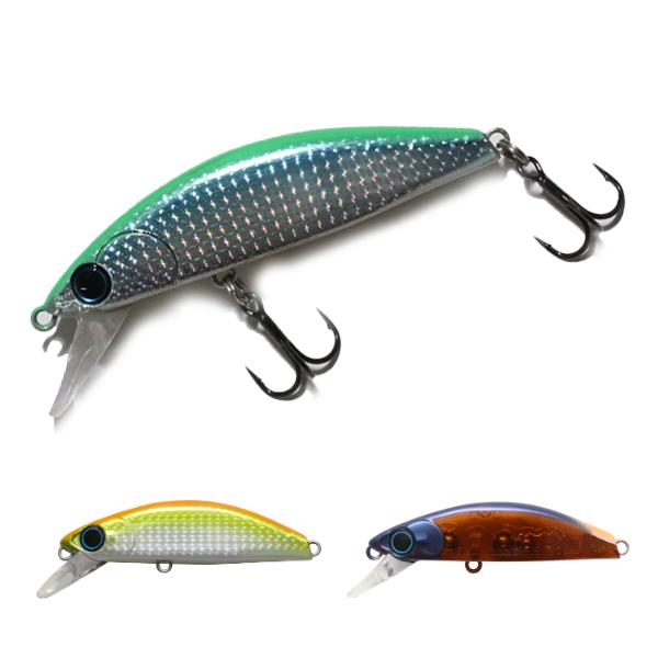 キノエ ベイスンガイド 55SS (トラウトルアー)■LureType：Sinkingminnow■Fulllength：55mm■Weight：5.2g■Hook：Treble＃12x2pcs≪キノエ トラウトルアー≫
