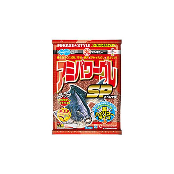マルキュー アミパワーグレスペシャル 622 (グレ釣りエサ 集魚剤)■主原材料：パン粉、アミ加工品、糟糠類、貝殻、魚粉加工品、麦、酵母、穀物加工品、オキアミエキス、乳酸菌製剤、食塩、酒精、着色料、保存料、pH調整剤■栄養成分：粗タンパク1...