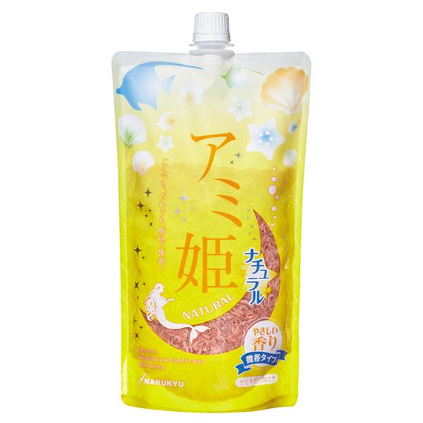 マルキュー アミ姫 ナチュラル (釣りエサ)■内容量：600g■主原材料：アミエビ、キララ、食塩、酒精、香料、着色料、増粘剤■栄養成分：粗タンパク3.9％以上、粗脂肪0.1％以下、粗灰分9.2％以下、炭水化物32.6％以下≪マルキュー 釣りエサ≫