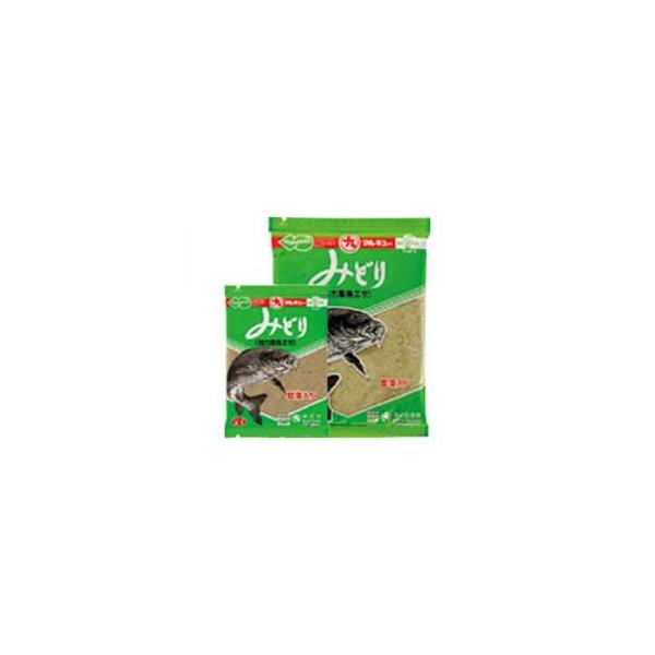 みどり（徳用）■内容量：800g≪マルキュー 鯉エサ≫●栄養価の高い素材に、植物性素材である“藍藻”を配合。バランスを重視して仕上げました。エサの重さは比較的軽く野鯉はもちろんのこと、エサにうるさい釣り堀、釣り池の養殖鯉でも文句なしに食いつ...