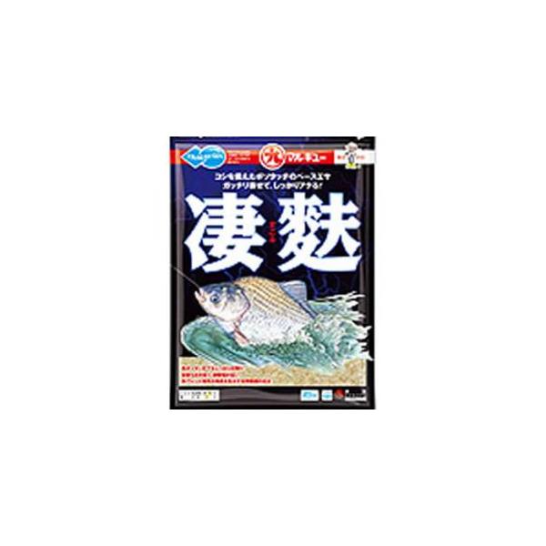 凄麩 チャック袋■内容量：370g《マルキュー エサ》●コシを備えたボソタッチのベースエサ。ボソタッチでもしっかり芯残りし、へら鮒を寄せながらアタリが出せます。膨らみが良くて調整幅も広く、持たせたいときも練るだけで対応可能。ブレンド相手の特...