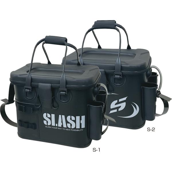スラッシュ ストレージタックルバッカン SL-331 (EVAバッグ 釣り)■サイズ：W44×D29×H32/内寸W35×D23×H30/RODホルダー内寸W3.7×D3.7×H16■主な素材：EVA≪スラッシュ EVAバッグ 釣り≫