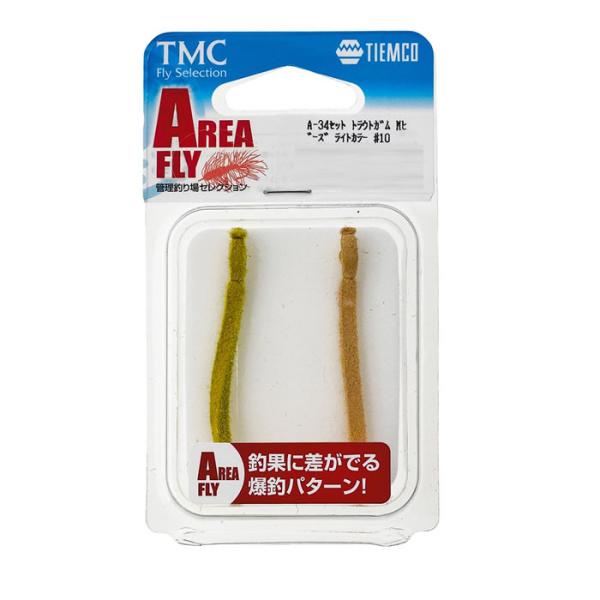 ティムコ 完成品フライセット 管理釣り場セレクション トラウトガム Mビーズ #10 (フライフィッシング 毛針 フライ)≪ティムコ フライフィッシング 毛針 フライ≫