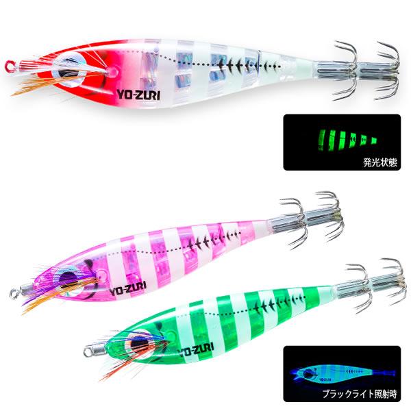 ヨーヅリ ウルトラ3D レーザーDX S A1803 (浮きスッテ プラヅノ)■注文番号：A1803-■サイズ：S(95mm)■針：M2≪ヨーヅリ 浮きスッテ プラヅノ≫