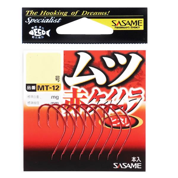 ささめ針ムツ赤ケイムラMT-12(大物バラ針)■カラー：（赤ケイムラ）≪ささめ針大物バラ針≫※内容量・パッケージ等の仕様は、予告なく変更になります。悪しからずご了承下さい。