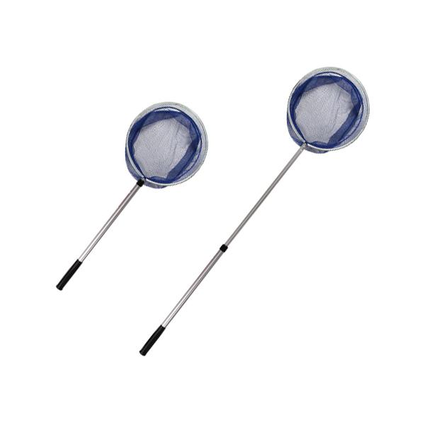 大阪漁具 OGK 万能ネットズームタイプ 丸30cm (タモ網 玉網 タモ)■商品コード：OG778M120■全長(cm)：120■枠：丸型30cm■柄(cm)：52〜90■枠カラー：シルバー■ネットカラー：ブルー≪大阪漁具 タモ網 玉網 タモ≫