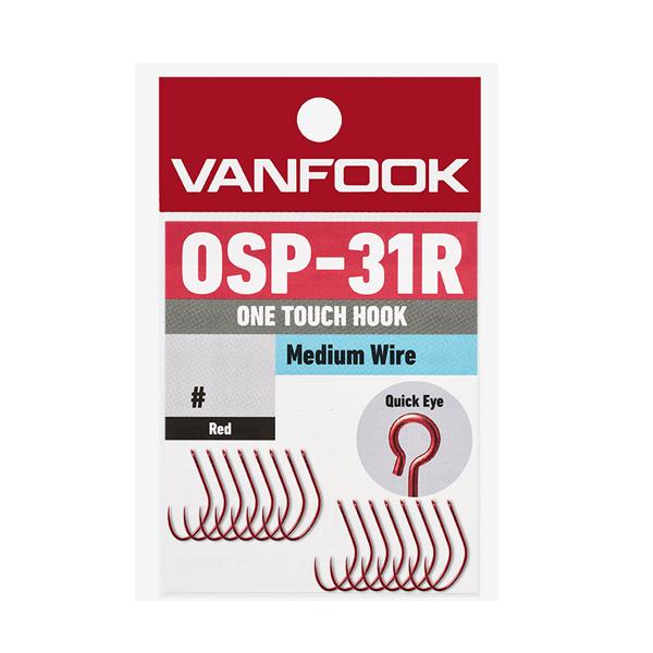 ヴァンフック ワンタッチフック レッド OSP-31R (ルアーフック シングル)■入り数：16※内容量・パッケージ等の仕様は、予告なく変更になります。悪しからずご了承下さい。≪ヴァンフック ルアーフック シングル≫