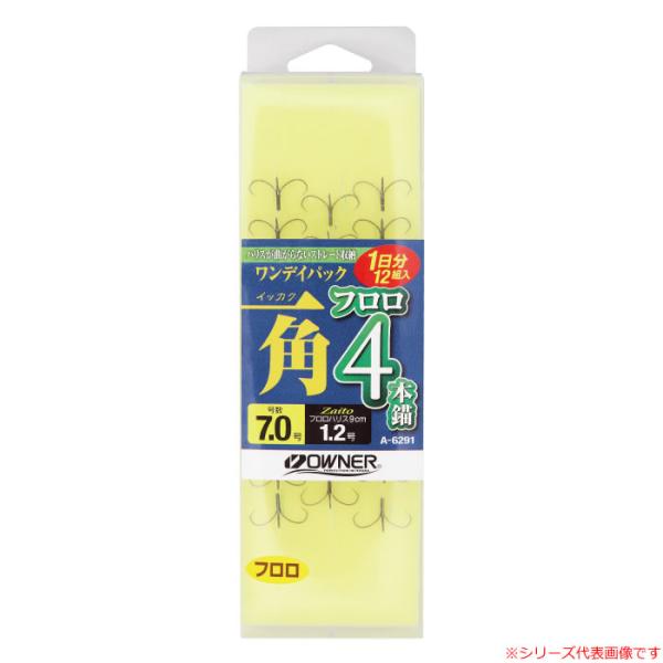 オーナーばり ワンデイ一角フロロ4本錨 36291 (鮎 4本イカリ 鮎イカリ仕掛)■入り数(組)：12≪オーナーばり 鮎 4本イカリ 鮎イカリ仕掛≫