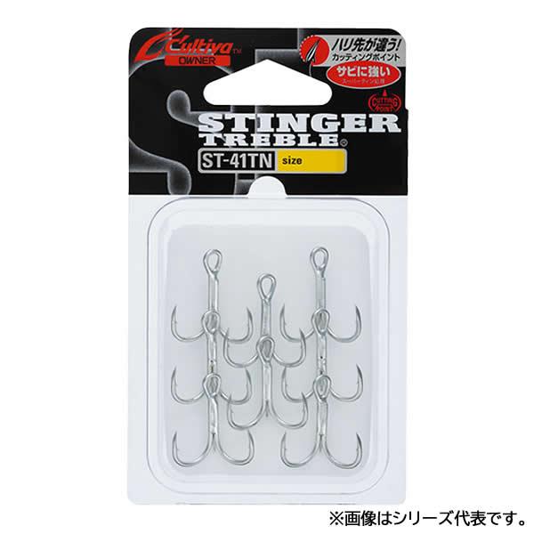 オーナー スティンガートリプルフック ST-41TN■パワークラス：4■入数(本)：♯10(8本)・♯8(8本)・♯6(8本)・♯4(8本)・♯2(7本)・♯1(6本)※内容量は、予告なく変更になります。また、新旧入数が混在しての販売となる...
